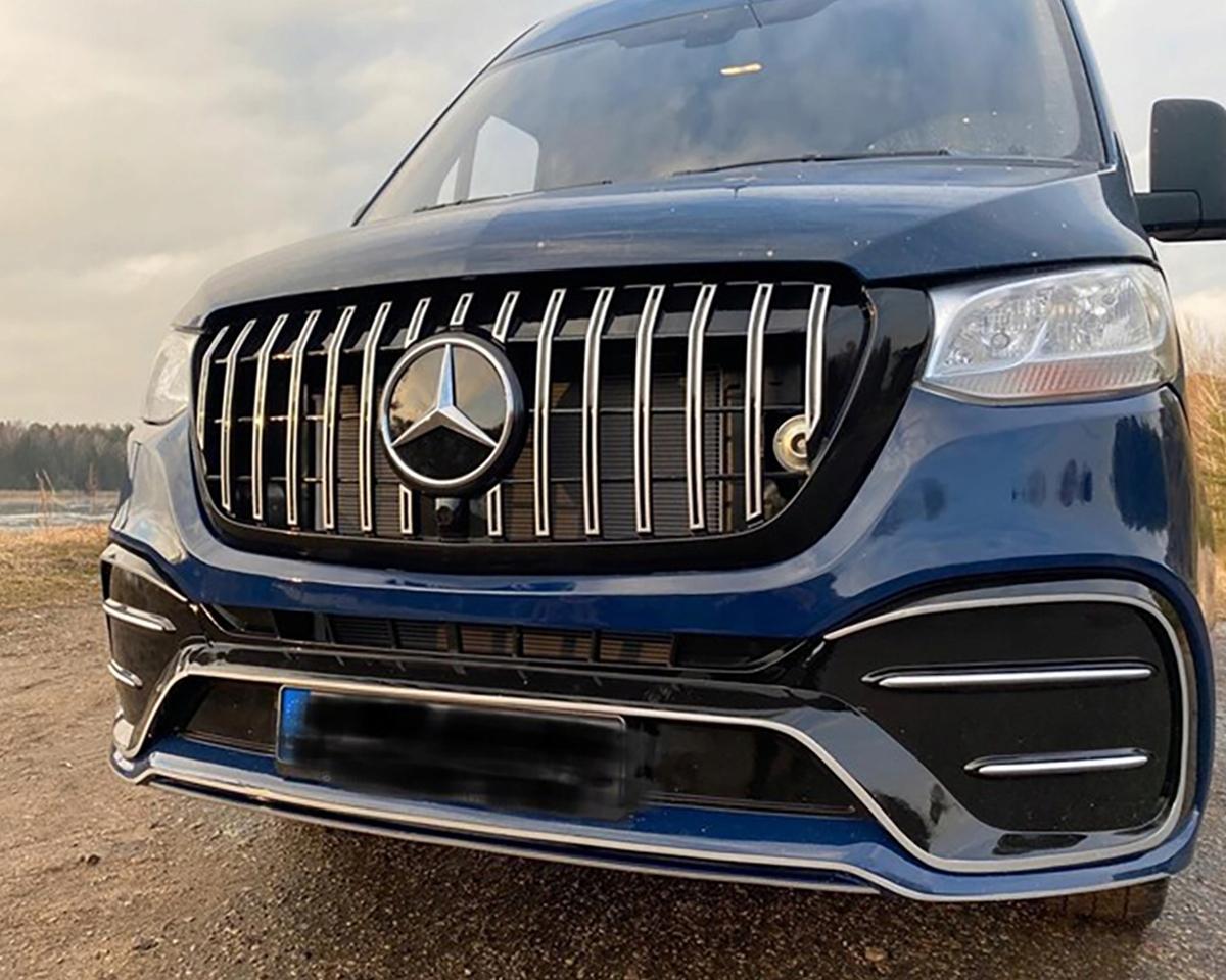 Передняя решетка радиатора MERCEDES SPRINTER W907 2019- купить на ...